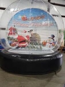 Inflatable Snow Globe - Hire in TN | Running Wild Inflatables